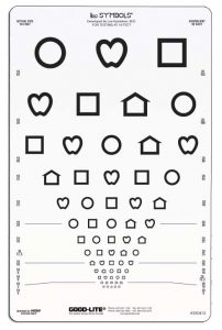 LEA Symbols Acuity Chart (3 meter)